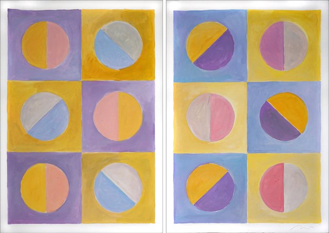 Natalia Roman, Surreal Pastel Dream, 2022, Acryl auf Aquarellpapier bei Pamono kaufen