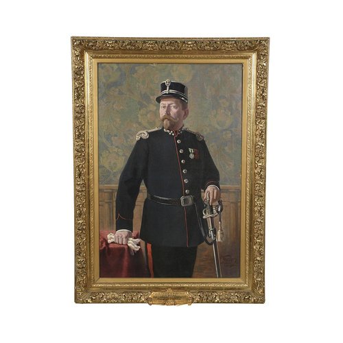 Van the Eulide, Portrait of J. Houberty, 1901, Oil on Wood for sale at ...