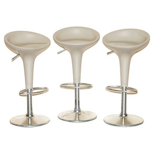 Magis Bombo Bar Swivel Stools by Stefano Giovannani 1997 Set of 3 for sale at Pamono