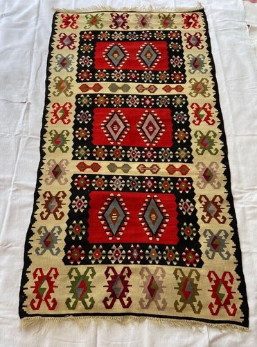 Handmade Middle Eastern Rug for sale at Pamono