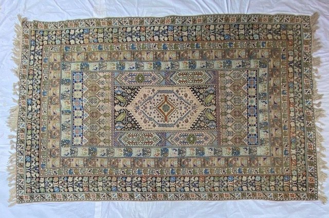 Handmade Middle Eastern Rug for sale at Pamono
