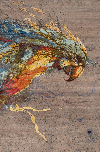 Hand-Knotted Parrot Rug from DSV Carpets for sale at Pamono
