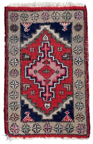 Vintage Middle Eastern Handmade Mat, 1970s for sale at Pamono