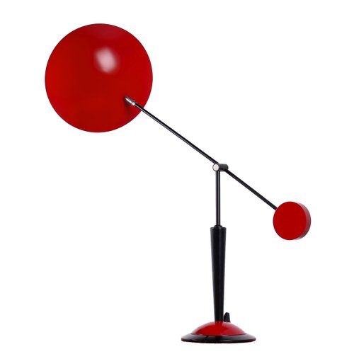 Postmodern Red and Black Adjustable Counterbalance Table Light from ...
