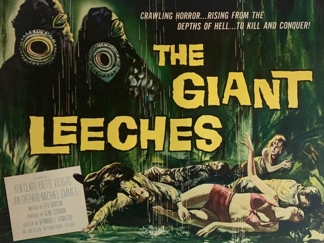 Vintage The Giant Leeches Poster, 1968 for sale at Pamono