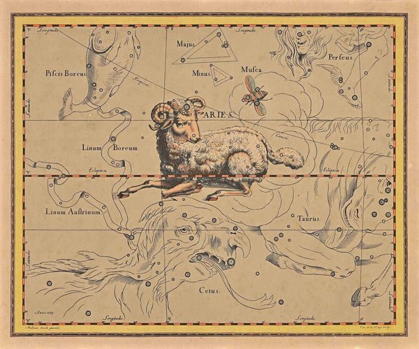 Charles De La Haye, Widder, Original Radierung, 18. Jh bei Pamono kaufen