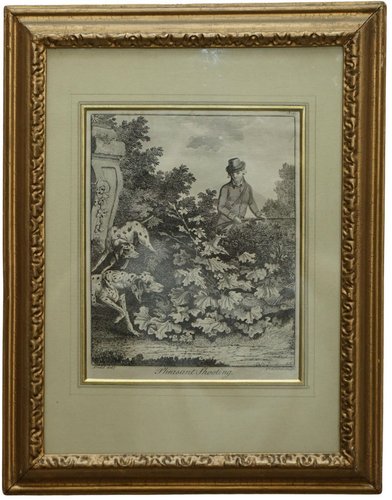 Robert Dodd, Pheasant Shooting, 1748-1816, Copperplate Engraving ...