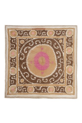 Vintage Suzani Camel Table Cover for sale at Pamono