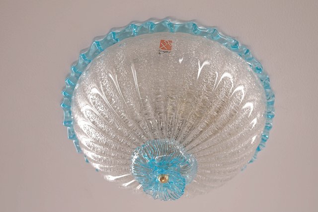 Vintage Murano Glas Deckenlampe von Barovier & Toso, 1960er bei Pamono kaufen