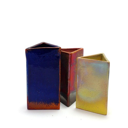 Modular Triangles by Ceramiche Lega, Set of 3 for sale at Pamono