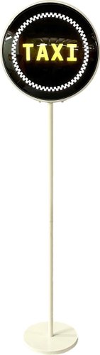 Yellow Cab New York Taxi Floor Lamp/Sign, 1990s for sale at Pamono