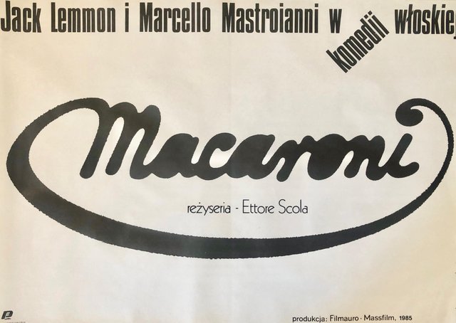Macaronih Film Poster by M. Wasilewski, 1987 for sale at Pamono