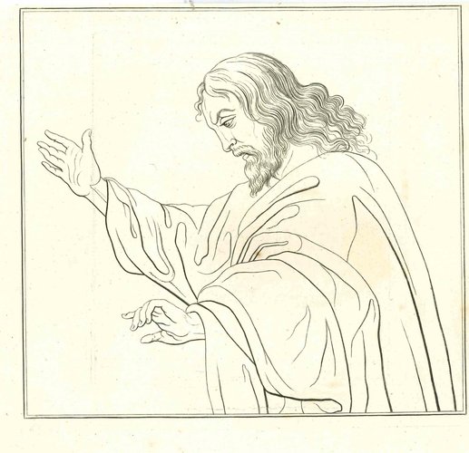 Thomas Holloway, Jesus, Original Etching, 1810 for sale at Pamono