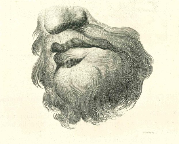Thomas Holloway, Lips Portrait, Original Etching, 1810 for sale at Pamono