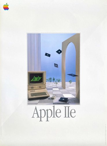 Collectif-Publicité, Apple IIE Advertisement, 1985, Poster on Paper for ...
