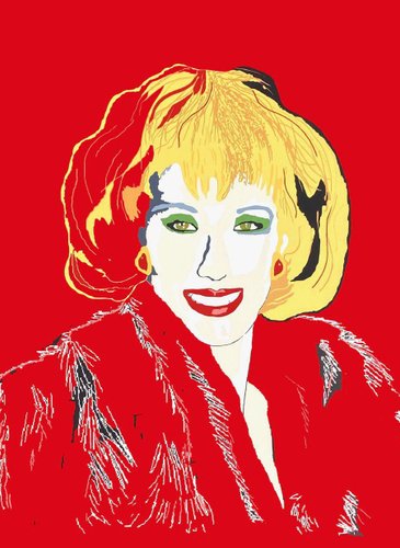 Pia Colombo, Woman II, 1987, Screen Print for sale at Pamono