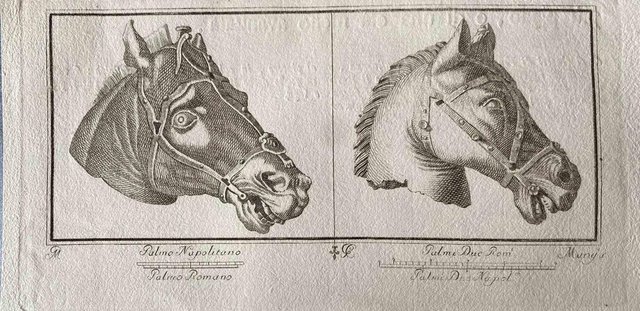 Various Old Masters, Animal Figures from Ancient Rome, Original Etching ...