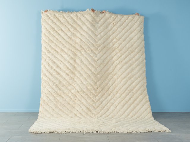 Decent Cream Berber Rug, 2010s for sale at Pamono