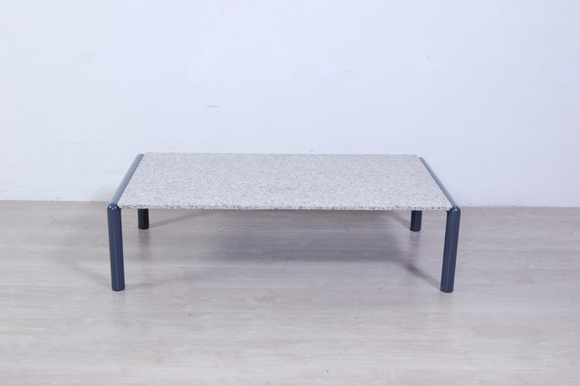 Table Basse avec Plateau Rectangulaire en Granite, 1980s en vente sur ...