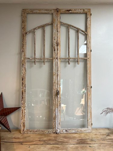 19th Century Patinated Window for sale at Pamono