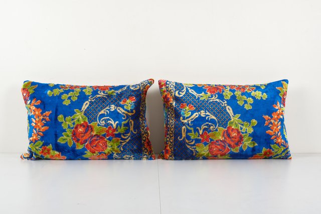 Vintage Velvet Cushion Cases, Set of 2 for sale at Pamono