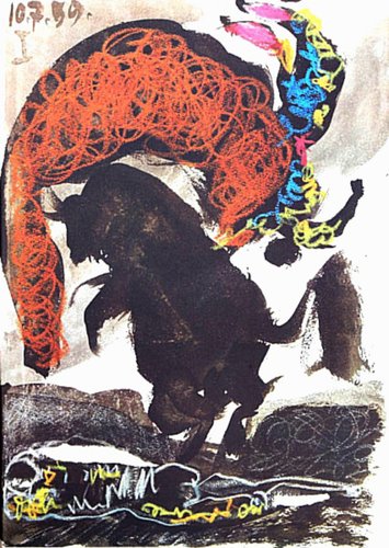 Pablo Picasso, Matador & Bull from First Edition of Toros y Toreros ...