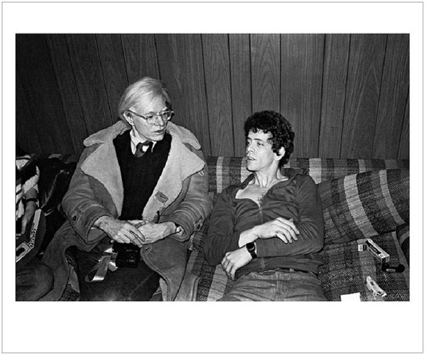 Mick Rock, Lou Reed and Andy Warhol, 1976, Estate Photograph Print for ...