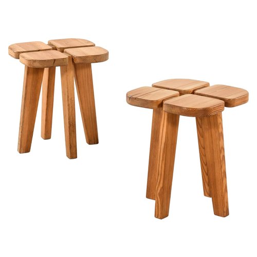 Modell Apila Hocker von Lisa Johansson-Pape, zugeschrieben Stockmann Oy, 1970er, 2er Set bei ...
