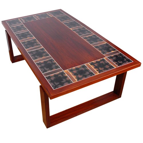 Rosewood Dabish Coffee Table from Trioh, 1970s for sale at Pamono