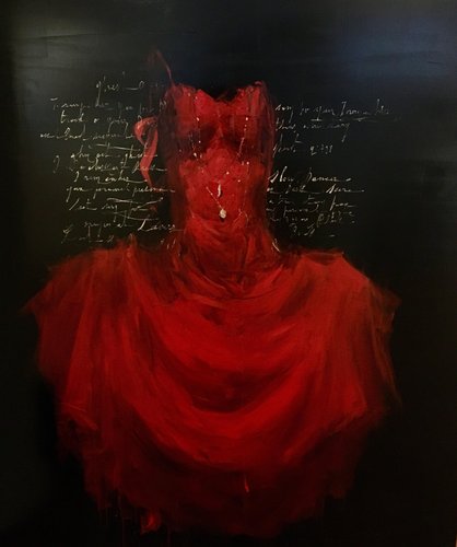 Luca Bellandi, Slow Dance, 2017, Oil on Canvas for sale at Pamono