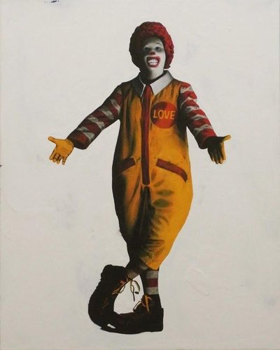 Masaki Yada, Mr. Ronald McDonald, 2013, Acrylic & Oil on Board for sale ...