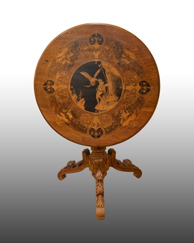 Black Forest Table with Eagle, 1890s for sale at Pamono