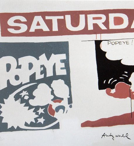 Andy Warhol, Saturday's Popeye, 20th Century, Lithograph for sale at Pamono