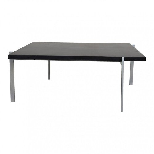 PK-61 Coffee Table in Black Slate by Poul Kjærholm for Fritz Hansen ...