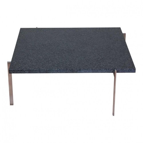 PK 61 Coffee Table in Black Granite by Poul Kjaerholm for Fritz Hansen 2000s