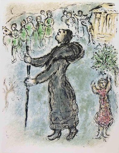 After Marc Chagall, Odysseus Disguised as a Beggar, 1963, Lithograph ...