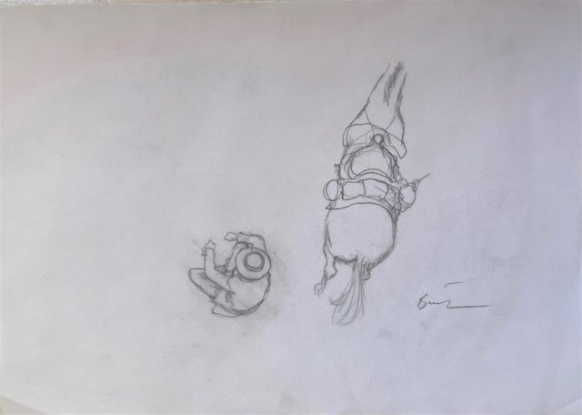 Enki Bilal, Animal'Z, 21st Century, Original Pencil Drawing for sale at ...