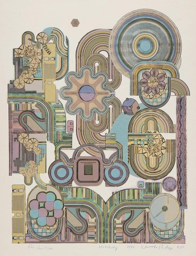 Eduardo Paolozzi, Perpetuum Mobile, 1975, Siebdruck bei Pamono kaufen