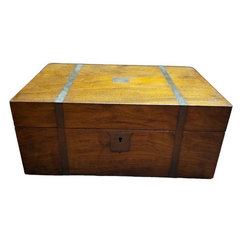 Antique Travel Wooden Writing Notary Box for sale at Pamono