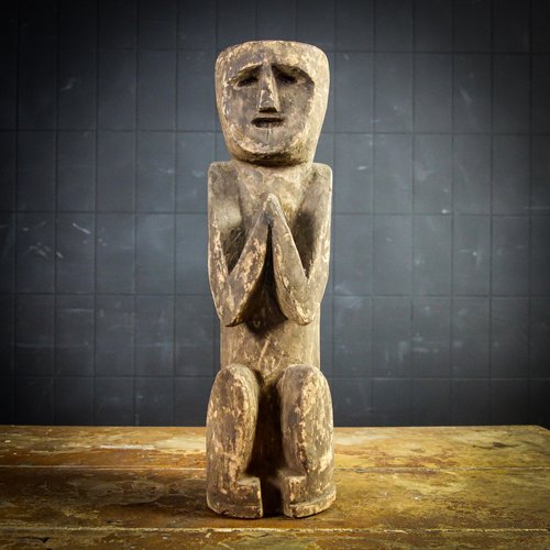 Antike Namasté Statue, Puthali Nepal bei Pamono kaufen