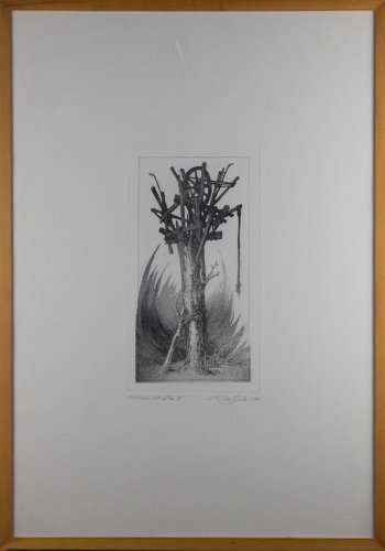 Leo Guida, Albero, 1973, Acquaforte in vendita su Pamono