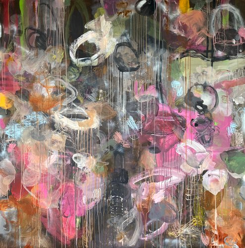 Maria Esmar, Set the Tone, Acryl auf Leinwand bei Pamono kaufen