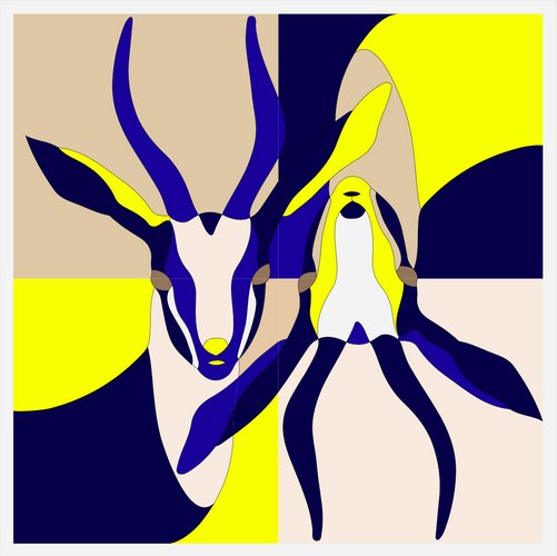 Alto Duo, Duo Dantilopes, Art Print for sale at Pamono