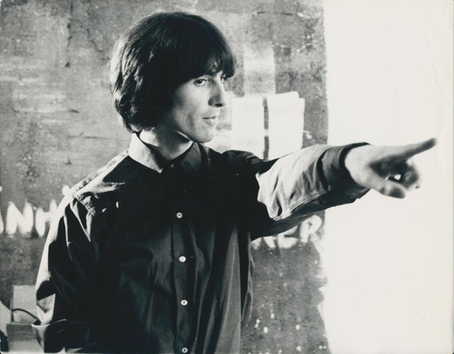 Fotografía en blanco y negro de Henry Grossman, George Harrison, años ...