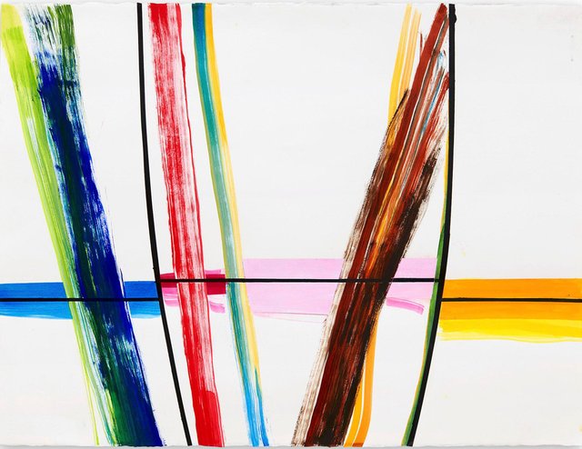 Laura Newman, Stems, 2021, Acryl & Tusche auf Papier bei Pamono kaufen