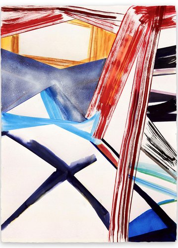 Laura Newman, Jette, 2021, Acryl & Tinte auf Papier bei Pamono kaufen