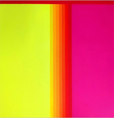 Cristina Ghetti, Red Gradient, 2020, Acrylic on Canvas for sale at Pamono