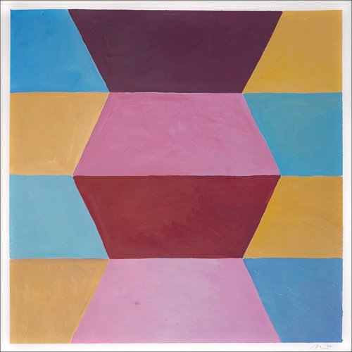 Natalia Roman, Beach Cabin Monument, 2022, Acryl auf Aquarellpapier bei Pamono kaufen