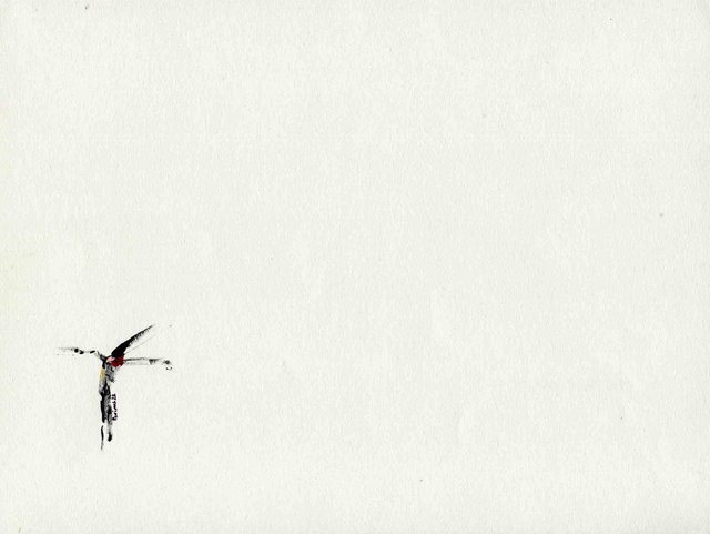 Parimah Avani, The Blossom of Freedom, China Ink and Acrylic Drawing ...