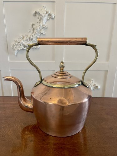 Antique George III Copper Kettle, 1800s for sale at Pamono
